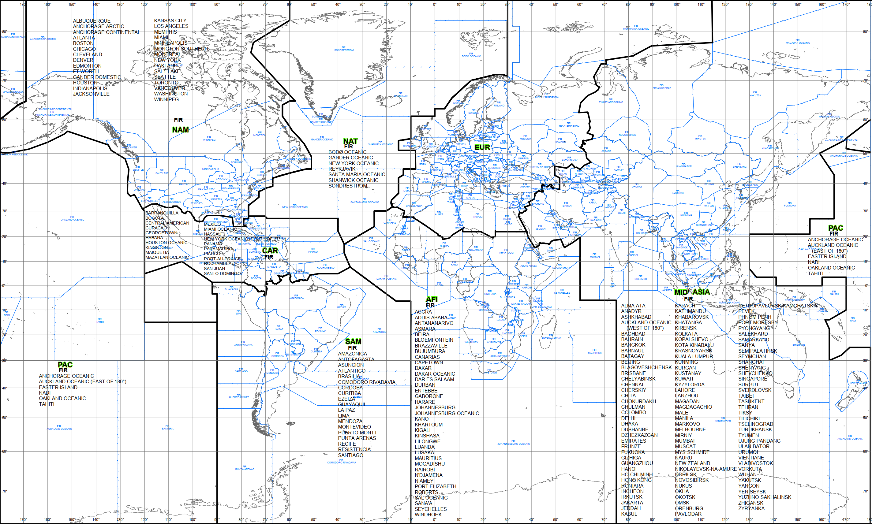 ICAO Regions | SKYbrary Aviation Safety ICAO Regions | SKYbrary Aviation Safety